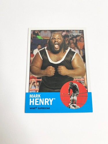 Mark Henry 2006 Topps Heritage WWE Base Card # 15 | eBay