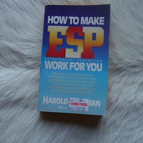 HAROLD SHERMAN How To Make ESP Work for You 1991 Vintage ESP Book ...