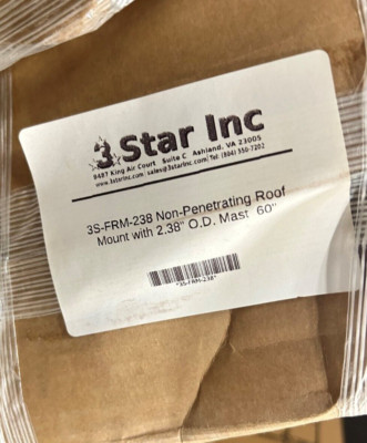 3 Star Inc Non penetrating Mounts 5 ft 2-3/8 in | eBay