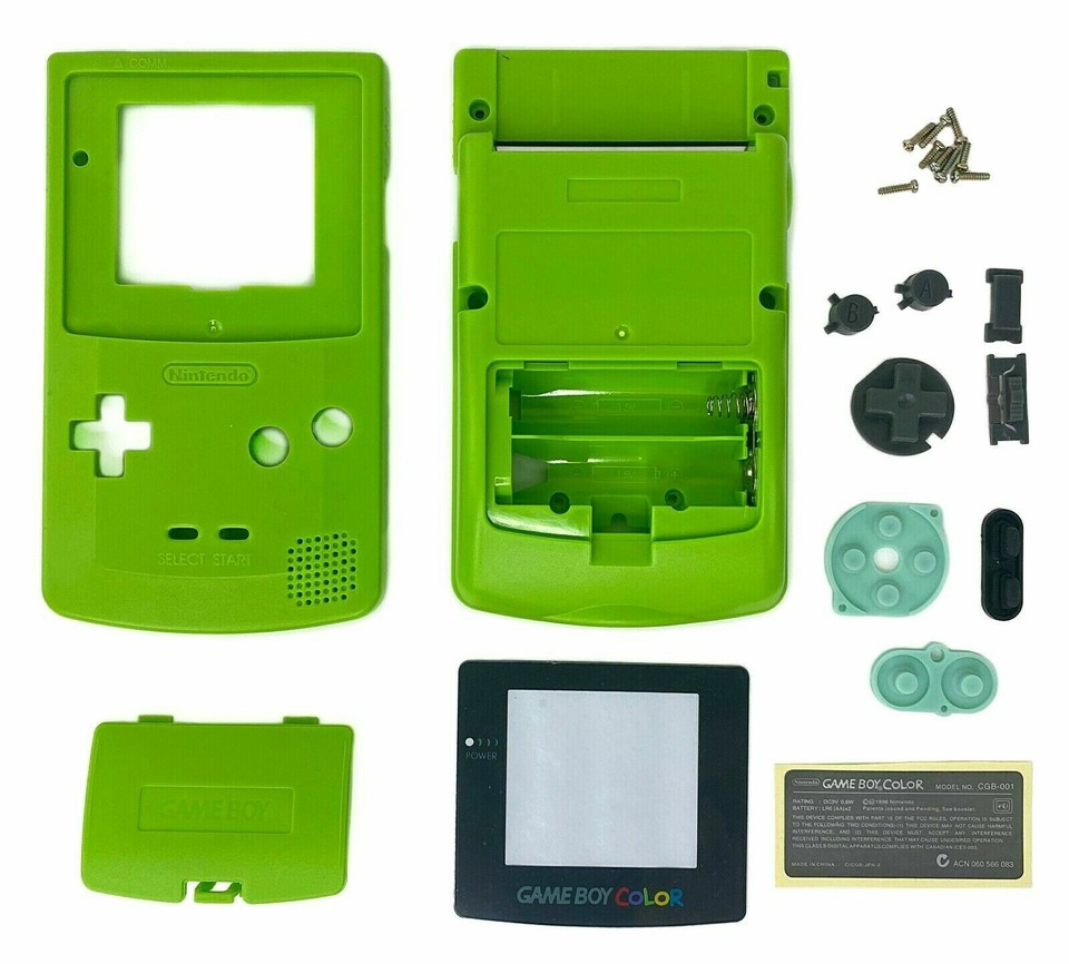 GameBoy Color Replacement Shell Housing IPS Ready Q5 2.0 V2 V3 Trim ...