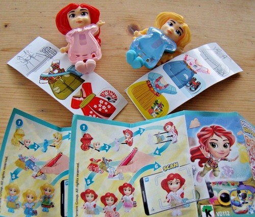 Ü Ei Dresing up Girls 2022 Komplettsatz VD112 - VD113 mit allen 2 BPZ ...