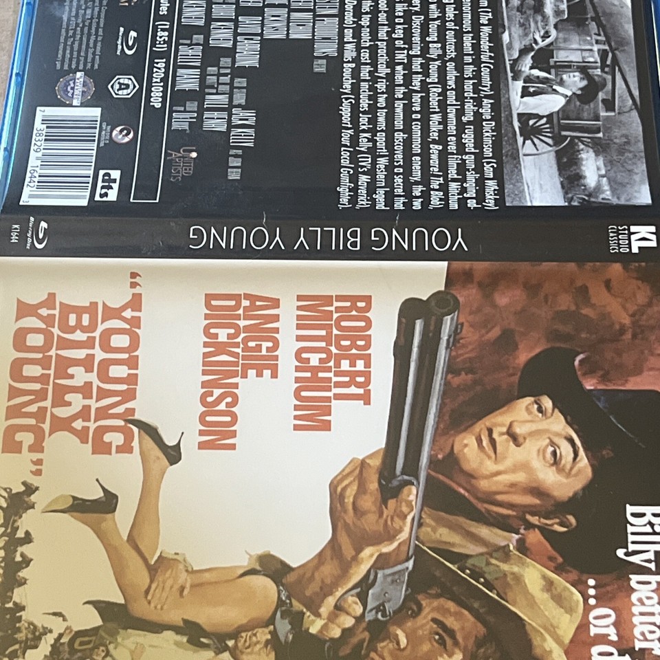 Young Billy Young Blu-ray Kino Lorber Robert Mitchum Angie Dickinson ...