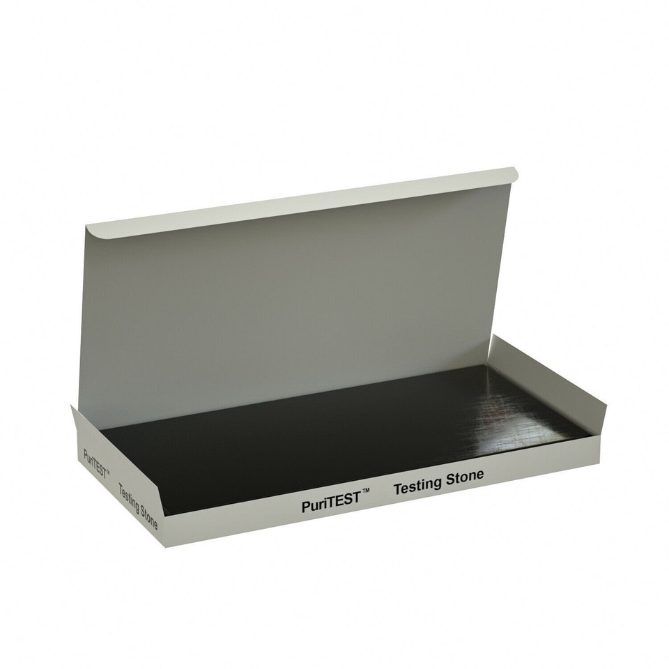 PuriTEST 6''x3'' Scratch Stone Gold Silver Test Kit 10K 14K 18K 22K 24K ...