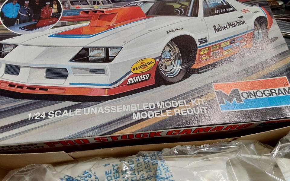 k Monogram Boxed Unbuilt Reher & Morrison Pro Stock Camaro 1:24 | eBay