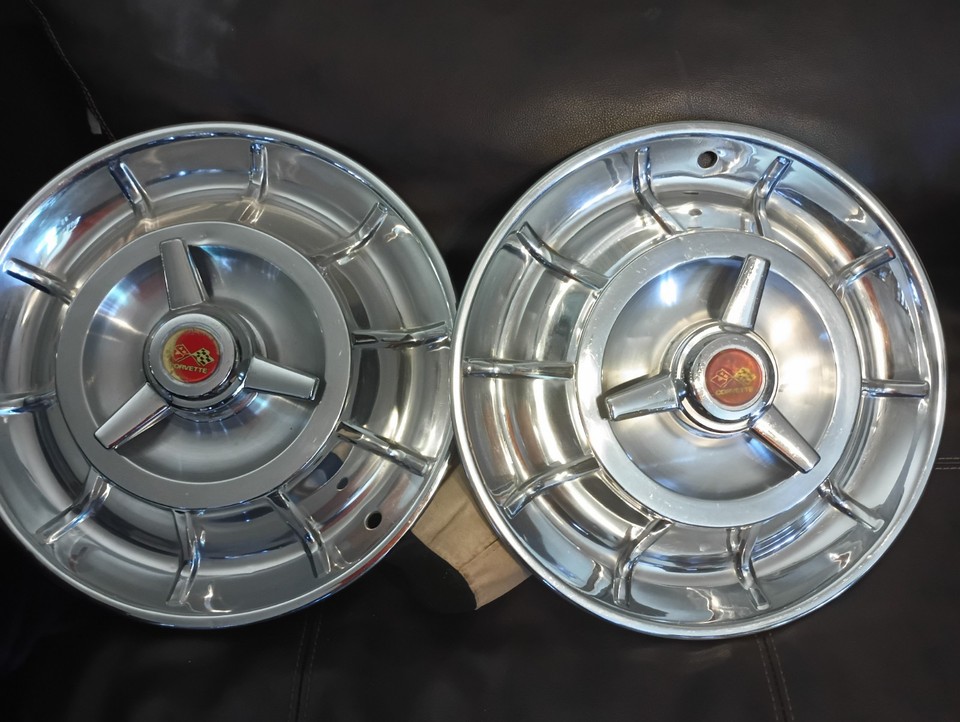 Set Of 4 - 1956-58 Corvette Hub Cap | eBay