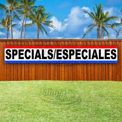 SPECIALS ESPECIALES Advertising Vinyl Banner Flag Sign LARGE HUGE XXL ...