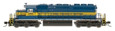Intermountain ~ N Scale ~ Iowa Chicago & Eastern ~ SD40-2 ~ DC Version ...