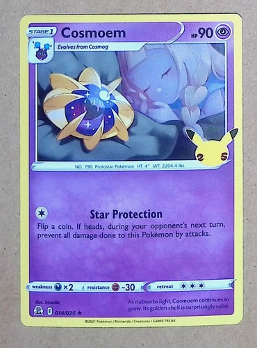 2021 Pokemon Celebrations #014/025 Cosmoem Holo R3682 | eBay