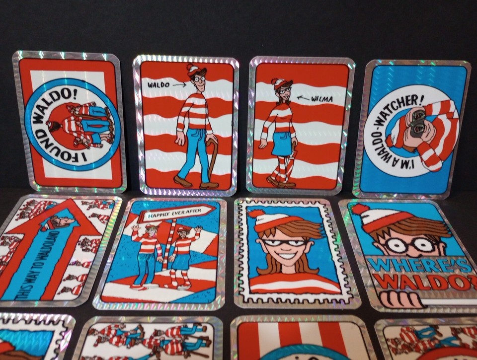 Vintage Stickers Lot WHERE'S WALDO Prism Vending Machine Sticker Set of ...