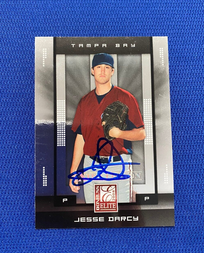 2008 DONRUSS ELITE EXTRA EDITION JESSE DARCY AUTO SIGNED RC CARD #49 W ...