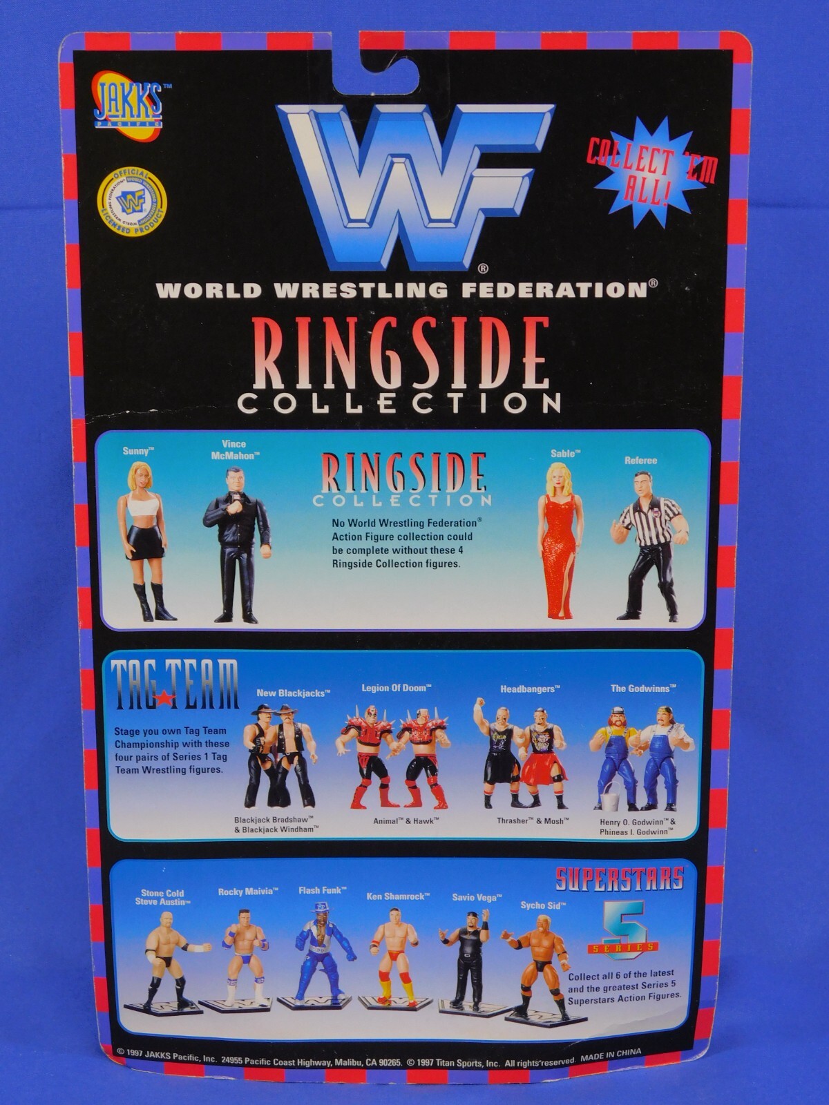 WWF RINGSIDE COLLECTION REFEREE SERIES 1 JAKKS 1997 | eBay