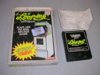 Looping - Colecovision - Vintage Game w/ Original Box | eBay