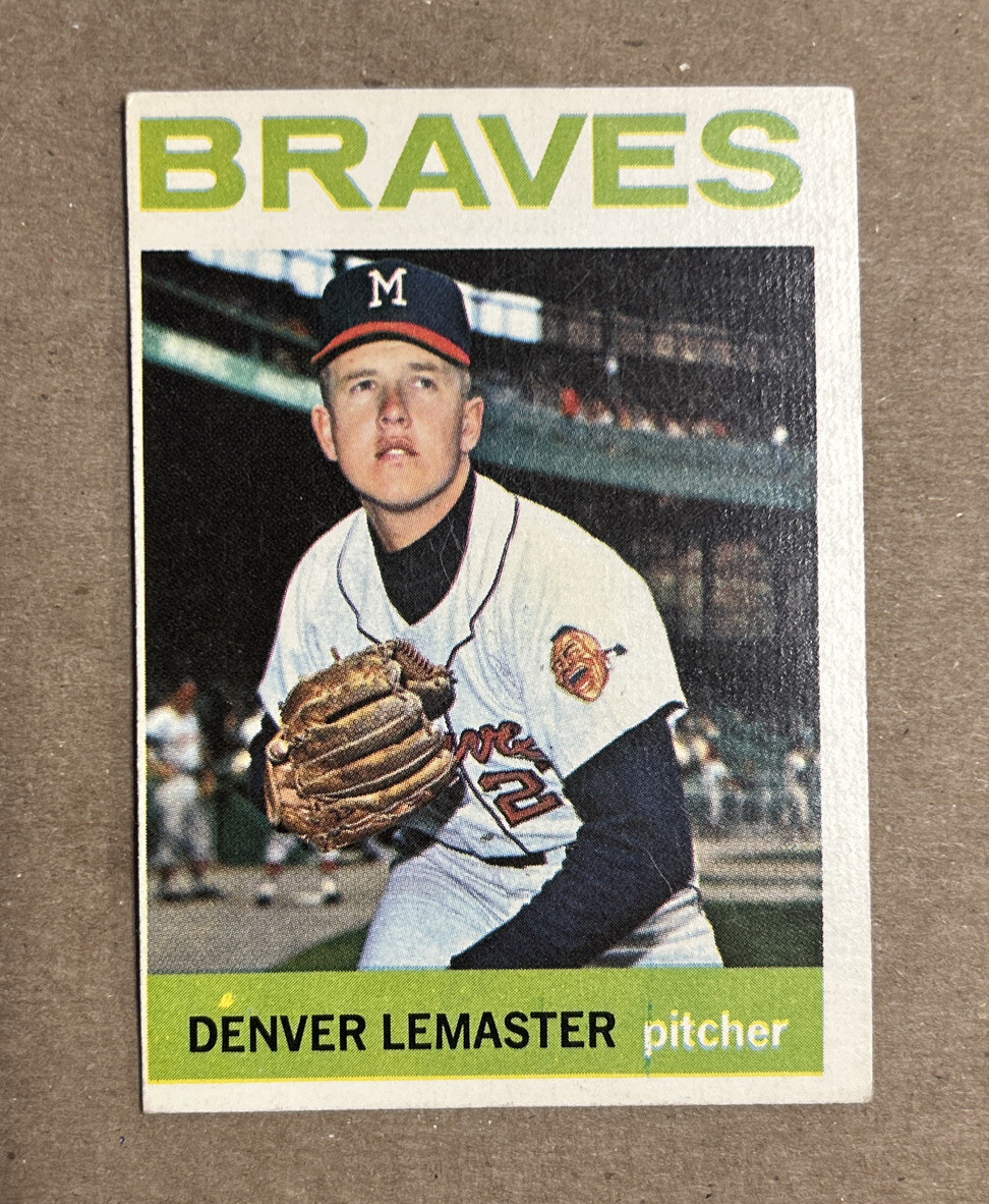 1964 Topps Baseball Denver Lemaster Milwaukee Braves Card #152 | eBay
