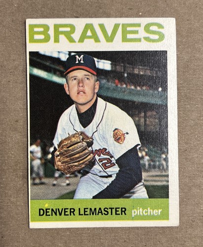 1964 Topps Baseball Denver Lemaster Milwaukee Braves Card #152 | eBay