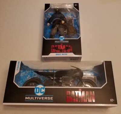 McFarlane DC Multiverse The Batman Movie 2022 Bruce Wayne Batcycle ...