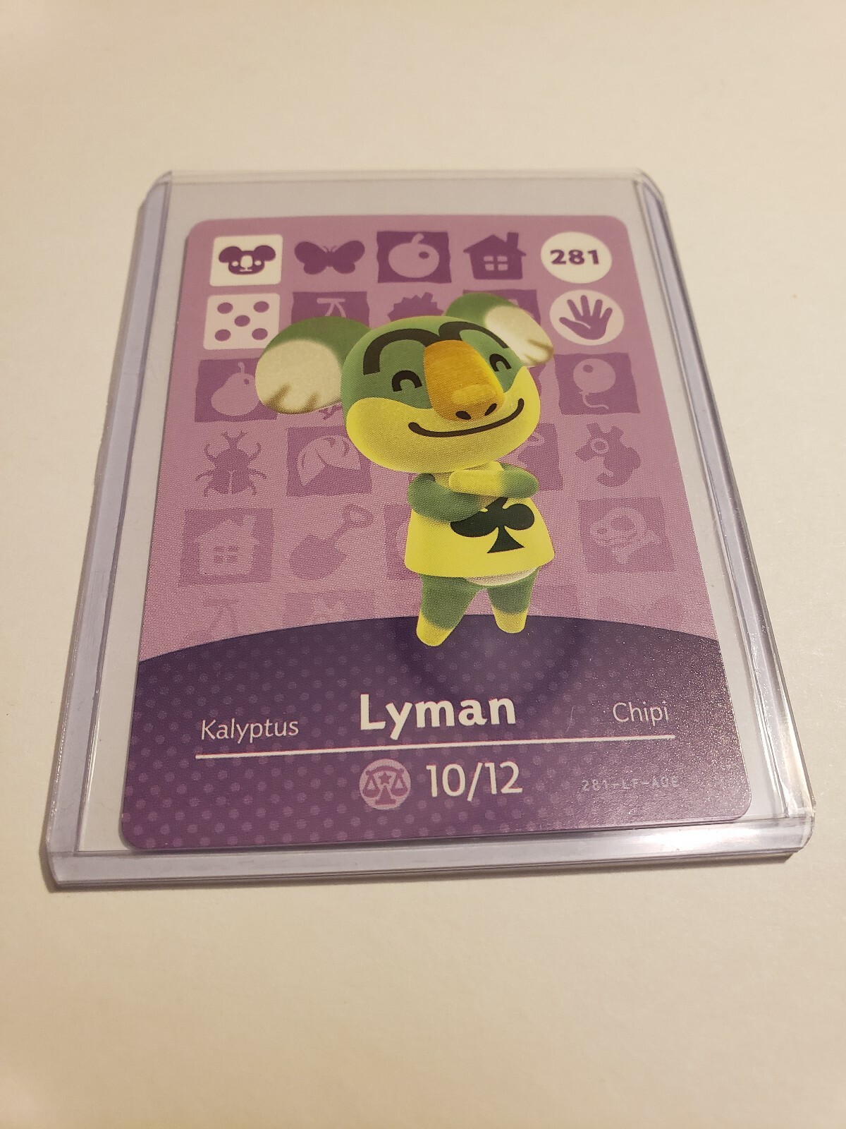 Lyman # 281 Animal Crossing Amiibo Card Horizon Series 3 MINT NEVER ...