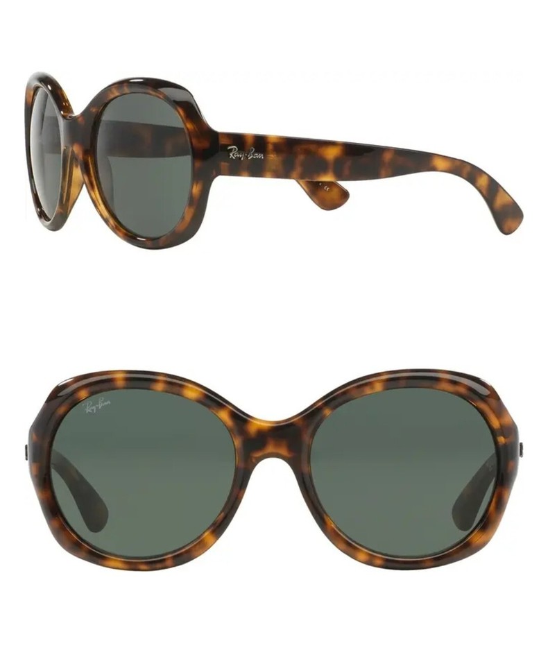 RAY BAN 57mm Lite Havana Oversize Sunglasses RB4191 Anti Reflective | eBay
