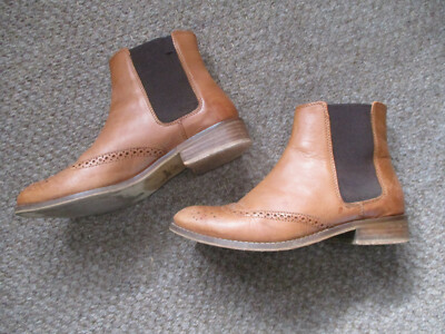 Dune London Chelsea/ Stiefeletten im Budapester Stil/ Boots Gr. 38 ...