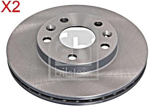 FEBI x2 Stk Bremsscheibe Vorderachse Für DACIA Duster 402066300R | eBay.de