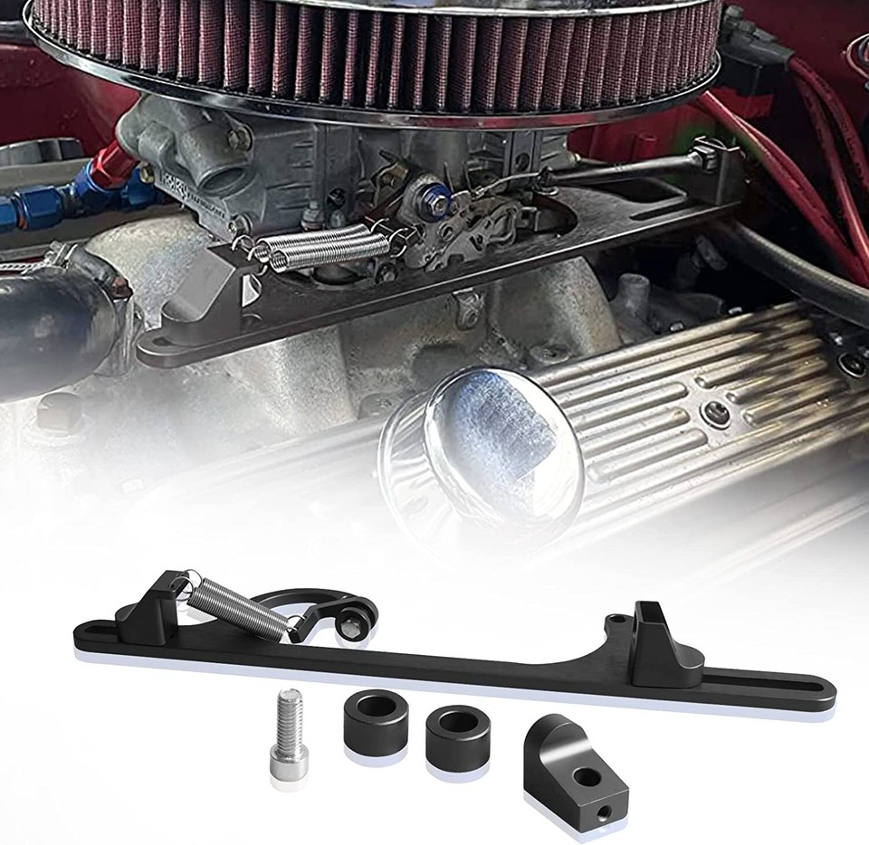 Throttle Cable Carb Bracket Carburetor 307 350 SBC For Holley 4150 4160 ...