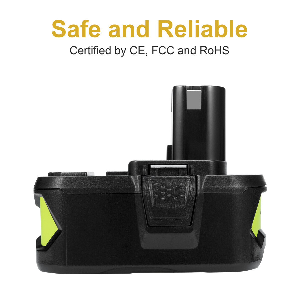 18V 5.0AH For Ryobi One+ Plus P100 Lithium Battery RB18L50 P102 P108 ...