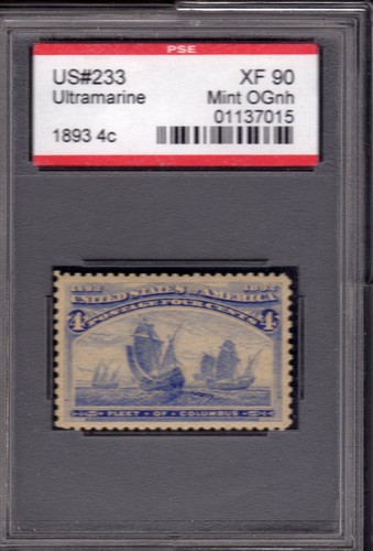 MALACK 233 XF OG NH, w/PSE (GRADED 90, ENCAPSULATED)..MORE.. g7887 | eBay