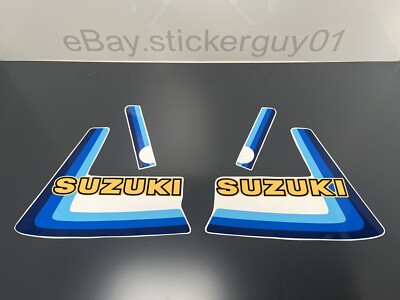 SUZUKI RM100 RM125 RM 100 125 Tank And Side Panel Stickers 1979 | eBay