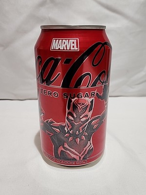 Marvel Coke Zero Sugar 12 Oz Can Black Panther (Sealed Unopened) | eBay