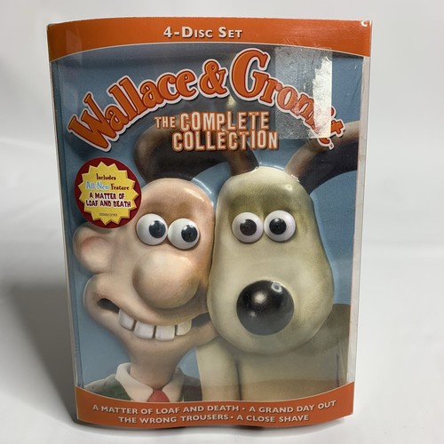 Wallace Gromit The Complete Collection DVD 4-Disc Set Set w/Collector ...