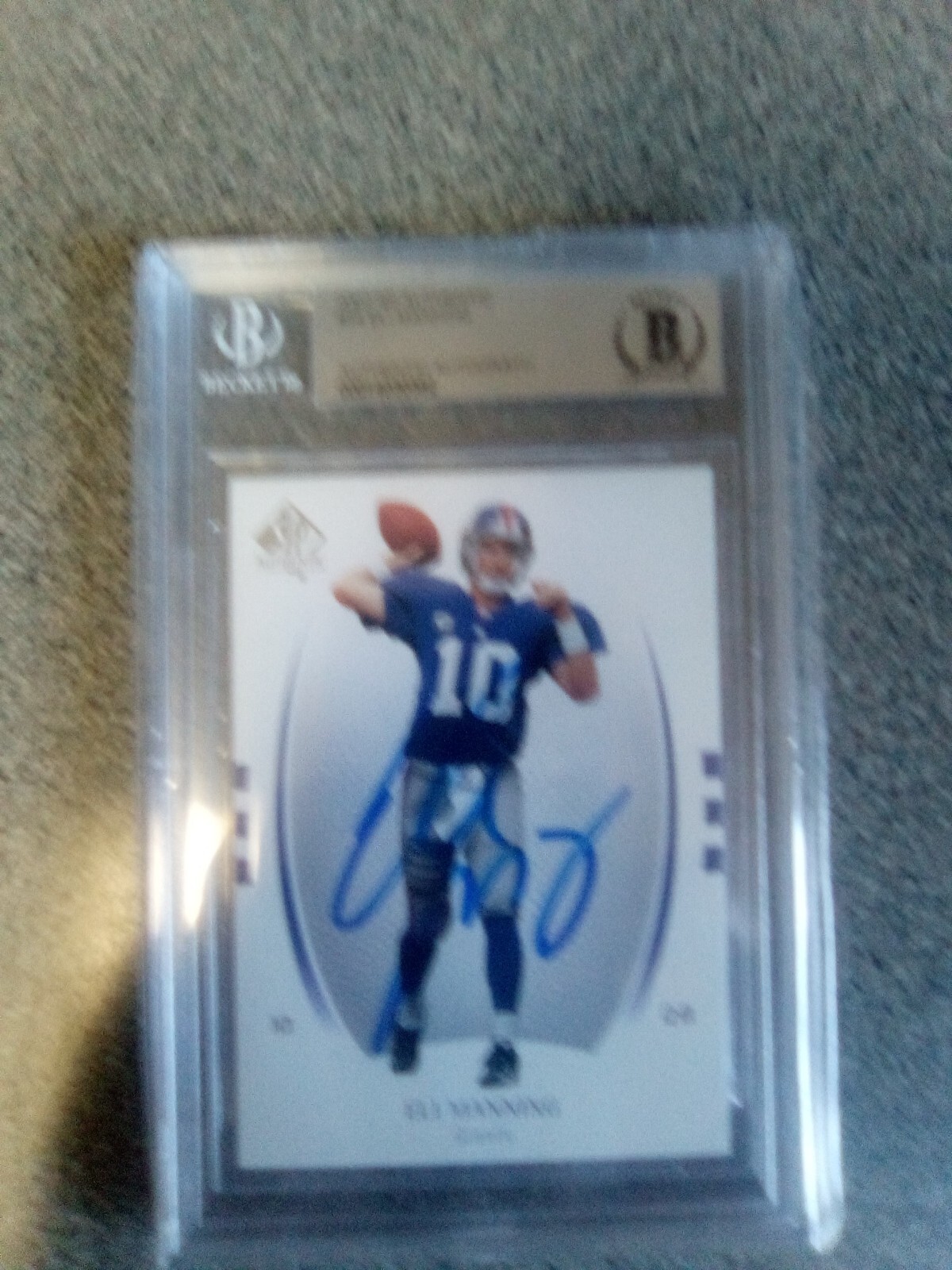 Eli Manning | Autographed Football Memorabilia & NFL Merchandise