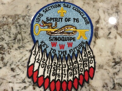 OA 1976 Section SE1 Conclave Spirit Of 76 Sinoquipe Key Jacket Patch ...