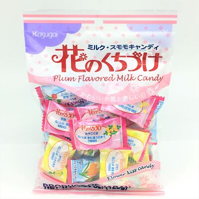 Japanese Kasugai Plum Flavored Milk Candy-Flower Kiss Candy 129g | eBay