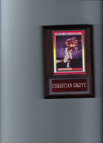 CHRISTIAN OKOYE PLAQUE KANSAS CITY CHIEFS KC FOOTBALL NFL C4 | eBay