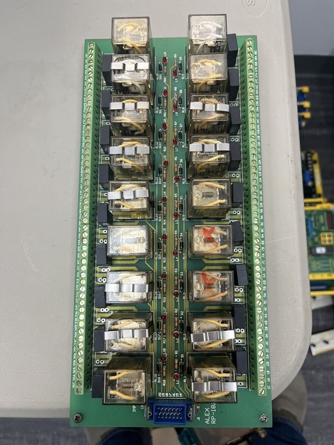 RLEX RP-1824001 Board with 18 Siemens Potter & Brumfield K10P-11D15-24 ...