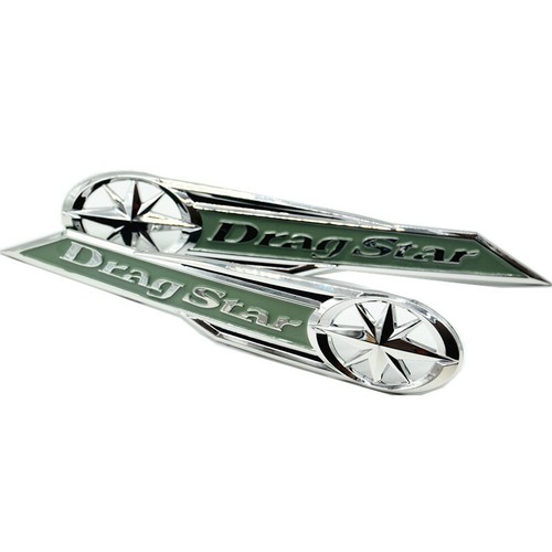 Motorcycle Gas Tank Emblem Sticker Badge Decal For Drag Star XV Vstar ...
