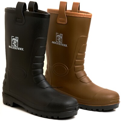 Mens S5 Safety Rigger Steel Toe Waterproof Neptune Site Work Outdoor ...