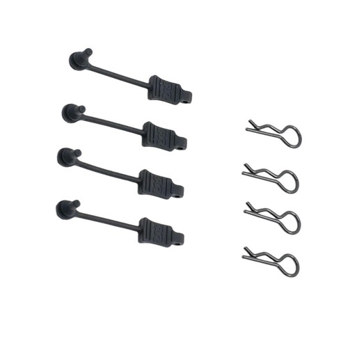 Set of 4 RC Car Body Clip 1:10 Scale with R Buckles for Arrma RC ...