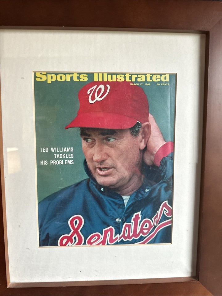 1969 Sports Illustrated WASHINGTON Senators TED WILLIAMS No Label ...