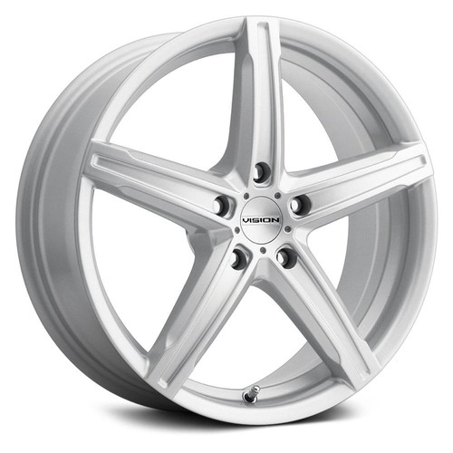 Vision 469 BOOST Wheels 15x6.5 (38, 5x114.3, 73.1) Silver Rims Set of 4 ...