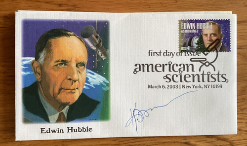 KATHY SULLIVAN AUTOGRAPHED "EDWIN HUBBLE TRIBUTE" 2008 FIRST DAY COVER ...