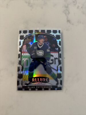 2020-21 Upper Deck Allure 2005 NHL Shield Elias Pettersson #47 Shield ...
