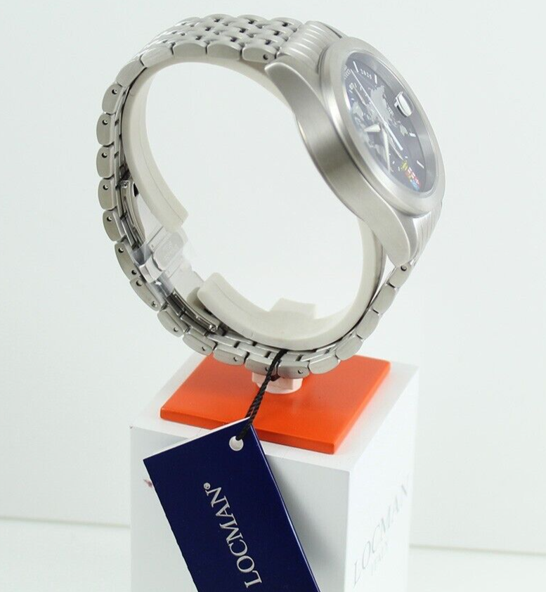 Men's Watch Locman Amerigo Vespucci Logo Marina Military Chronograph ...