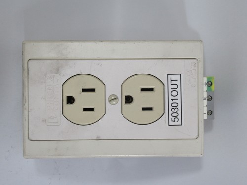Phoenix Contact 5600461 Rail Mounted Dual Power Outlet 2x120VAC 15A ...