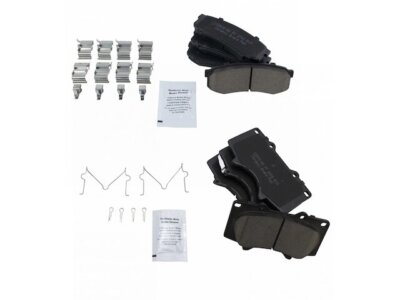TRQ Ceramic Brake Pads Brake Pad Set fits Toyota 4Runner 2003-2021 ...