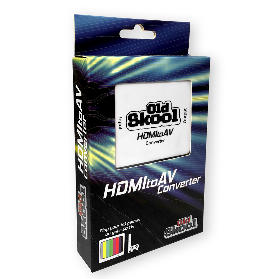 Old Skool HDMI to AV / RCA Adapter Converter For Older TV Sets | eBay