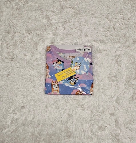 Little Sleepies BLUEY PURPLE SLEEPYTIME Two Piece Pajamas SIZE 9/10 NIB ...