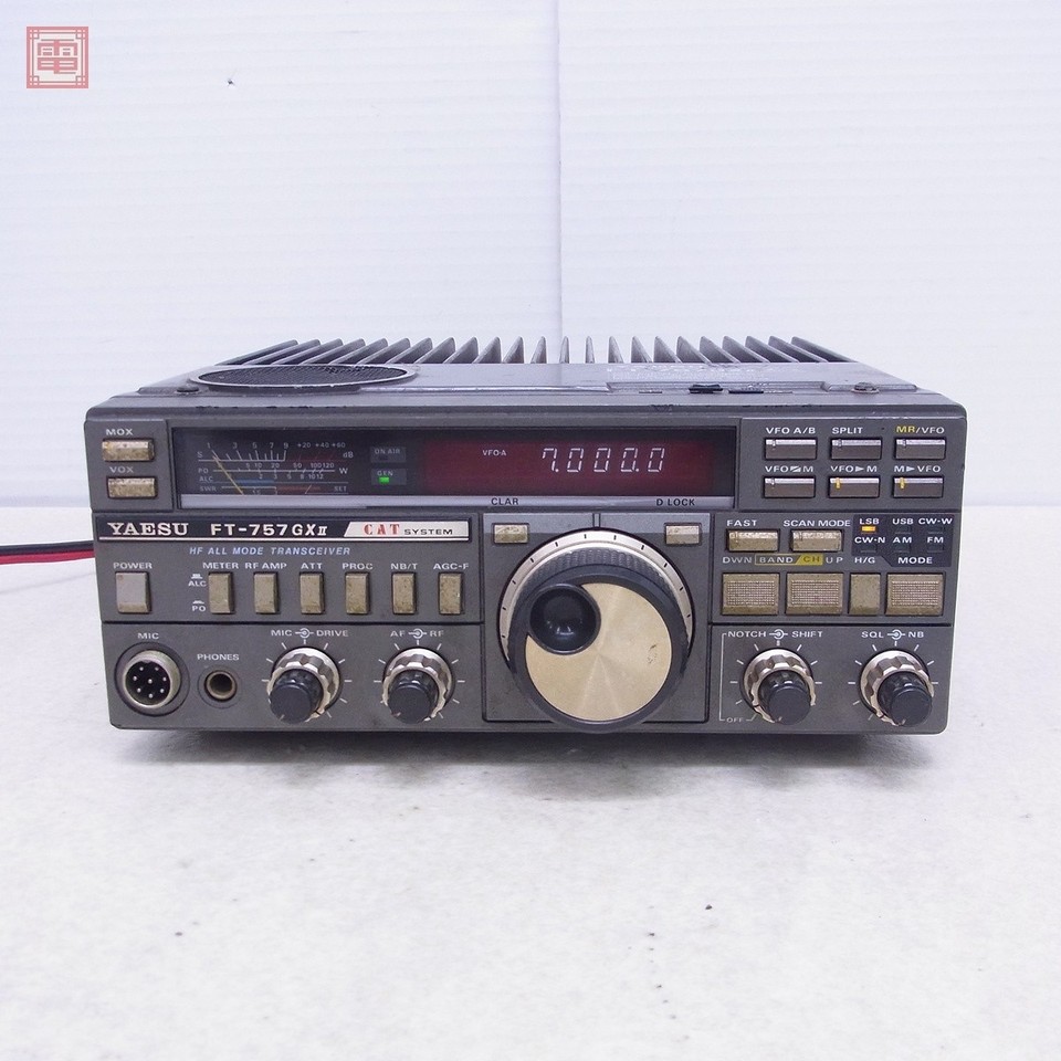 Yaesu FT-757GXII HF Transceiver w/Mic DC Cable Tested 100W Output ...