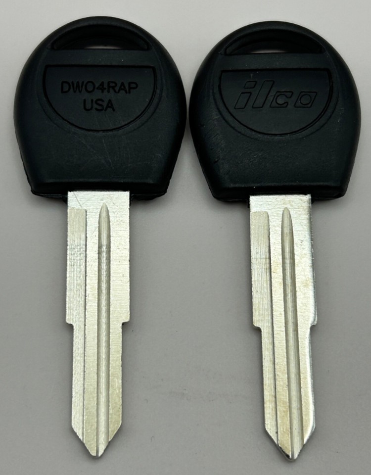 2 Uncut Chipped Transponder Key Replacement GM ID48 Chip Pontiac G3 ...