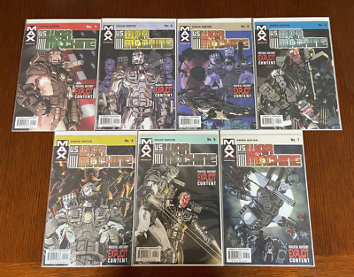 Lot - U.S. War Machine (MAX Marvel 2001-2002) 1st Print - #1, 2, 3, 4 ...