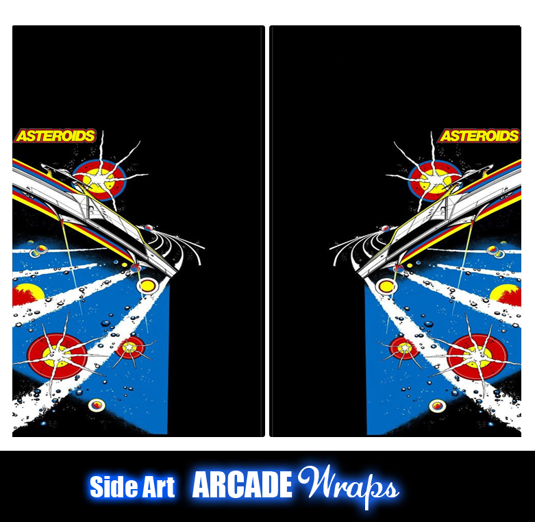 Asteroids Arcade Art